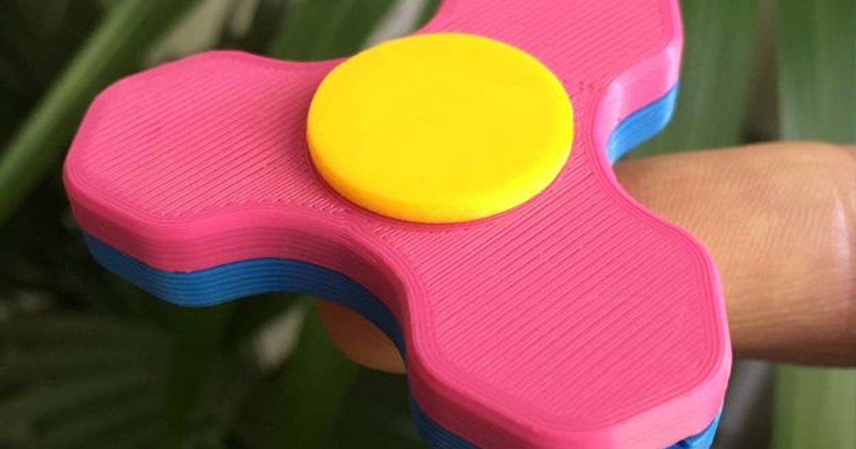 TRIFORCE MINI | colourful nutty fidget spinner by Baschz Leeft ...