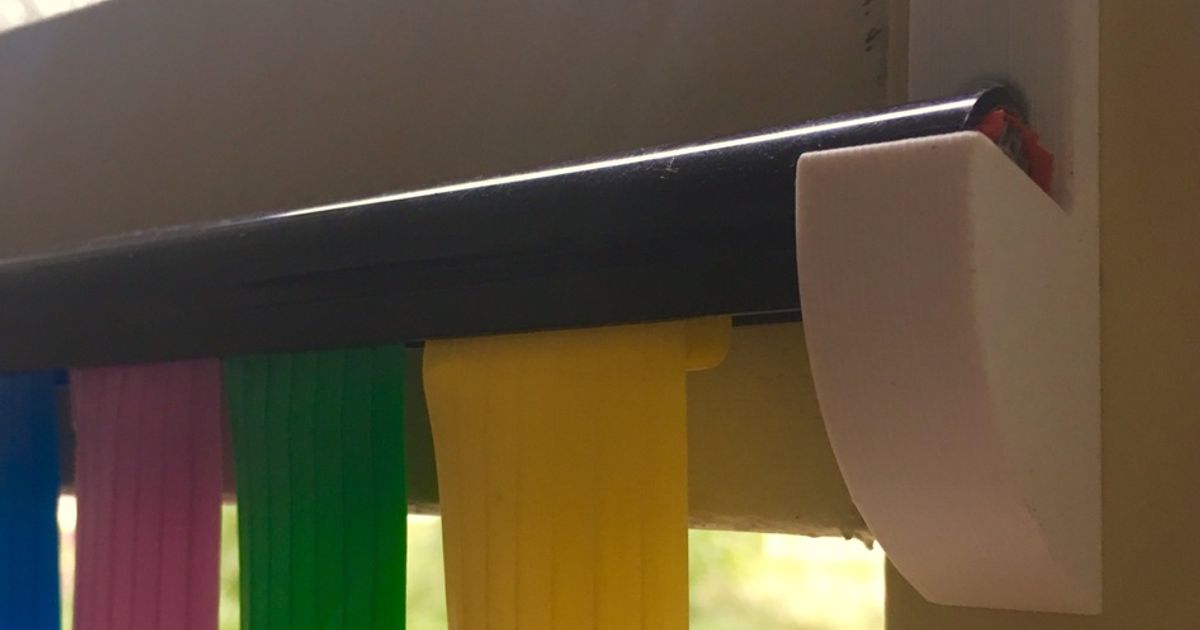 Fly Curtain Mount by Baschz Leeft | Download free STL model ...