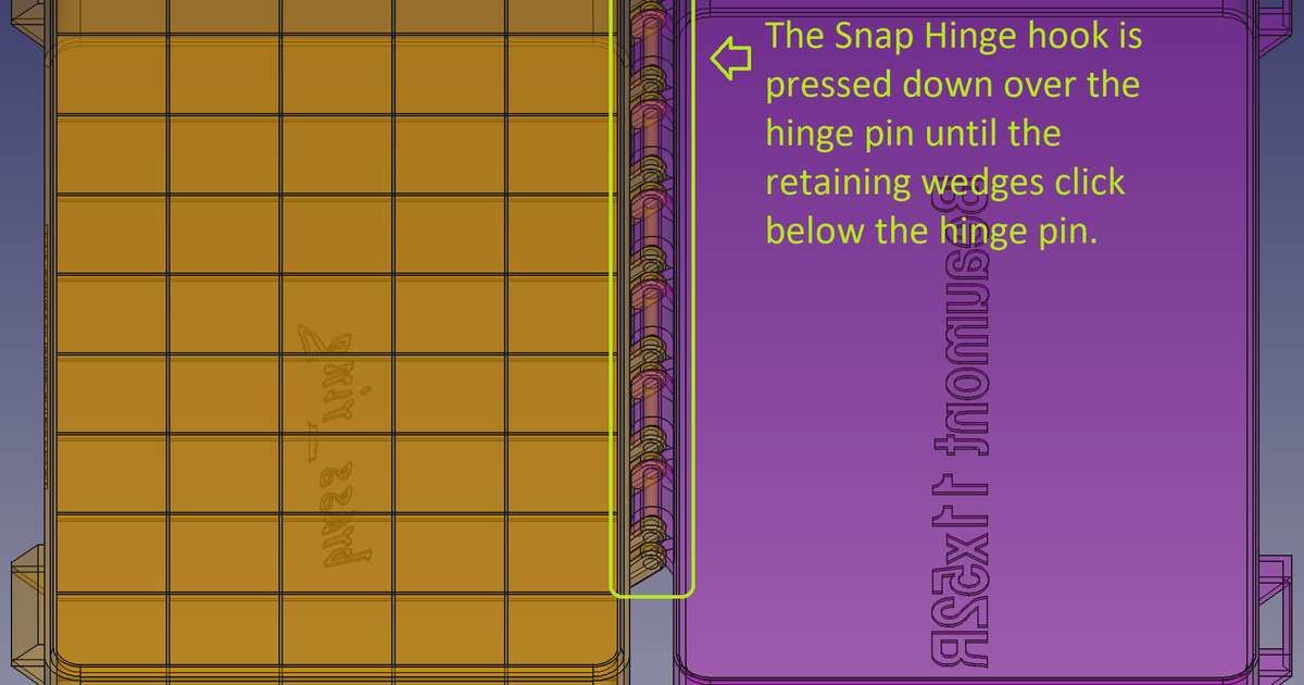 TKM 45 Rubber, Double Spring Latch, Snap Hinge Modular Ammo Box by ...