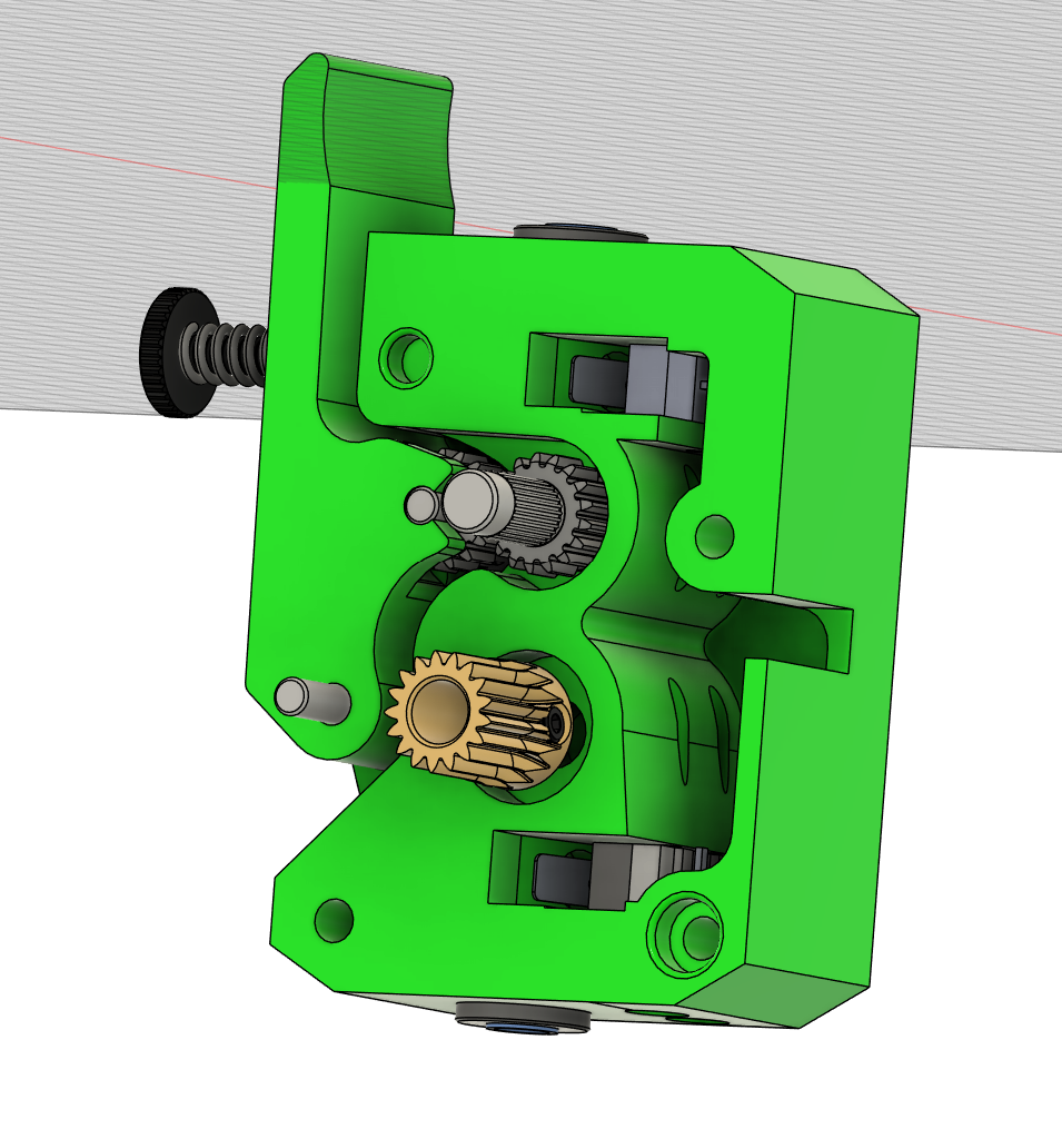 BMG Extruder with filament sensors for MMU by 7effrey | Download free ...