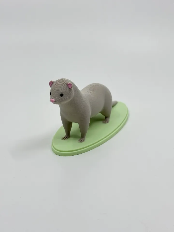 Ferret Figurine by Polymaker Education | Download free STL model ...