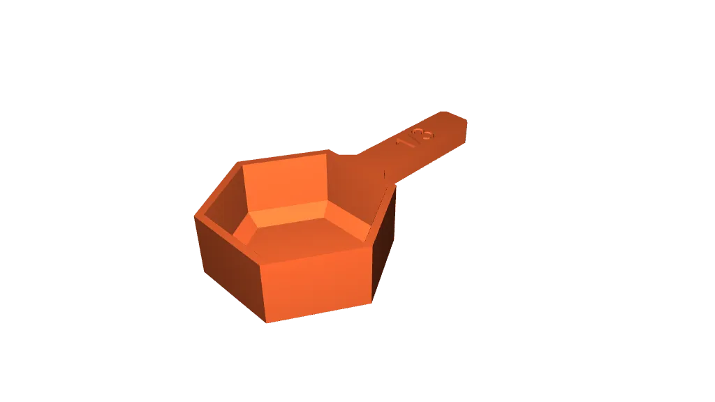 Hexagon Measuring Cups by Geoff Smits | Download free STL model ...