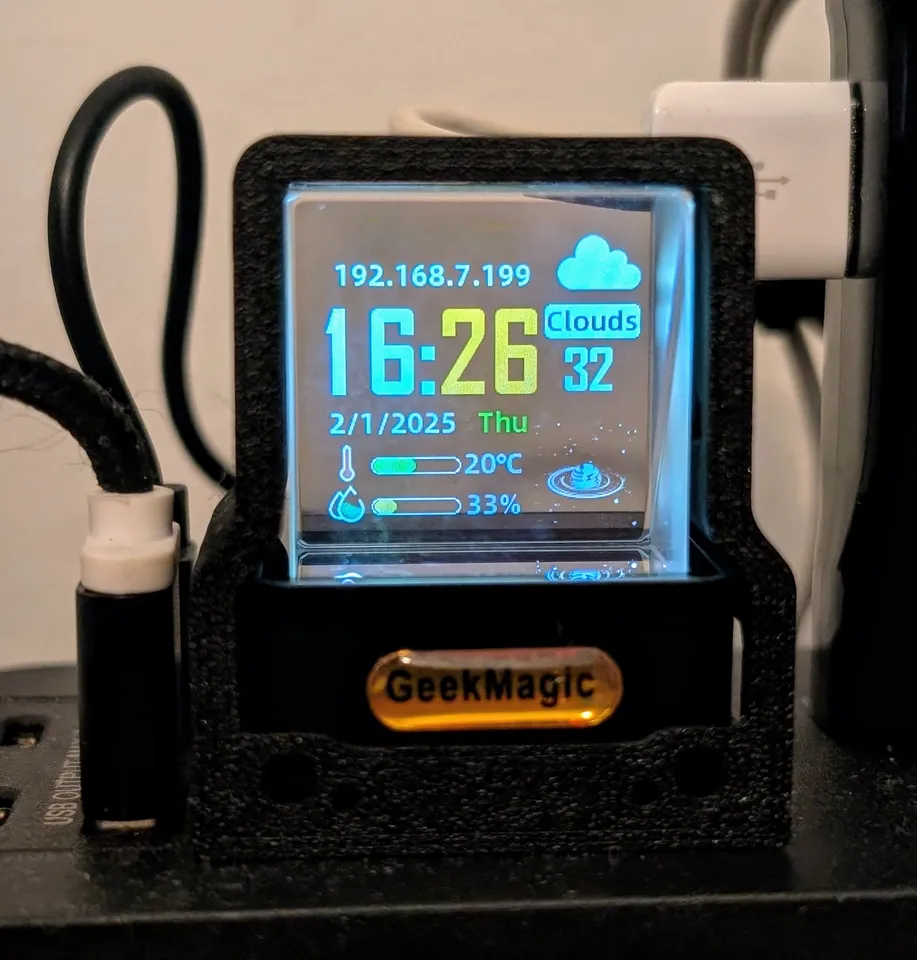 Housing for GeekMagic Smart Weather Clock by RC-TNT | Download free STL ...