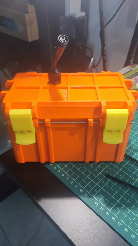 gridfinity rugged battery case waterproof by OveR mak | Download free ...