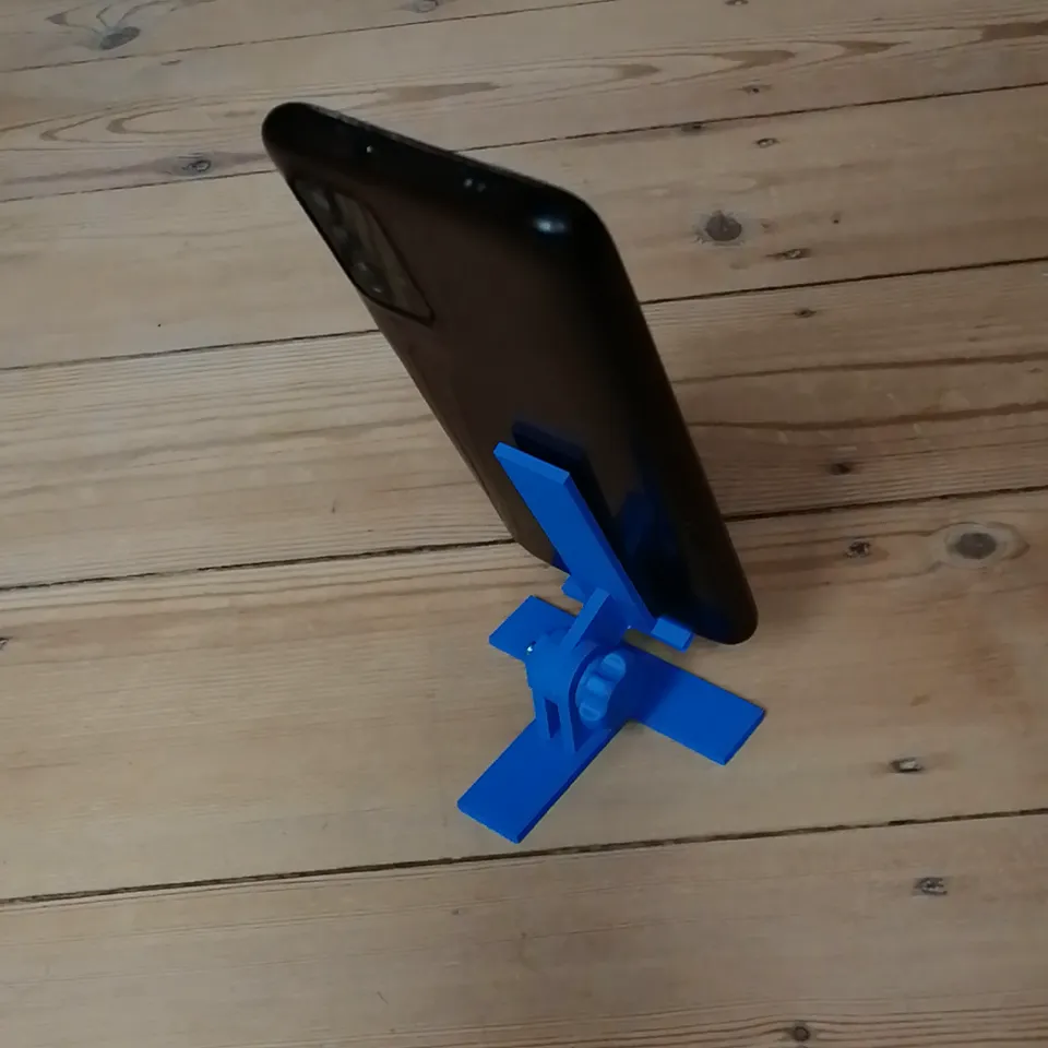 Simple Tilting Phone Holder by JWcph | Download free STL model ...