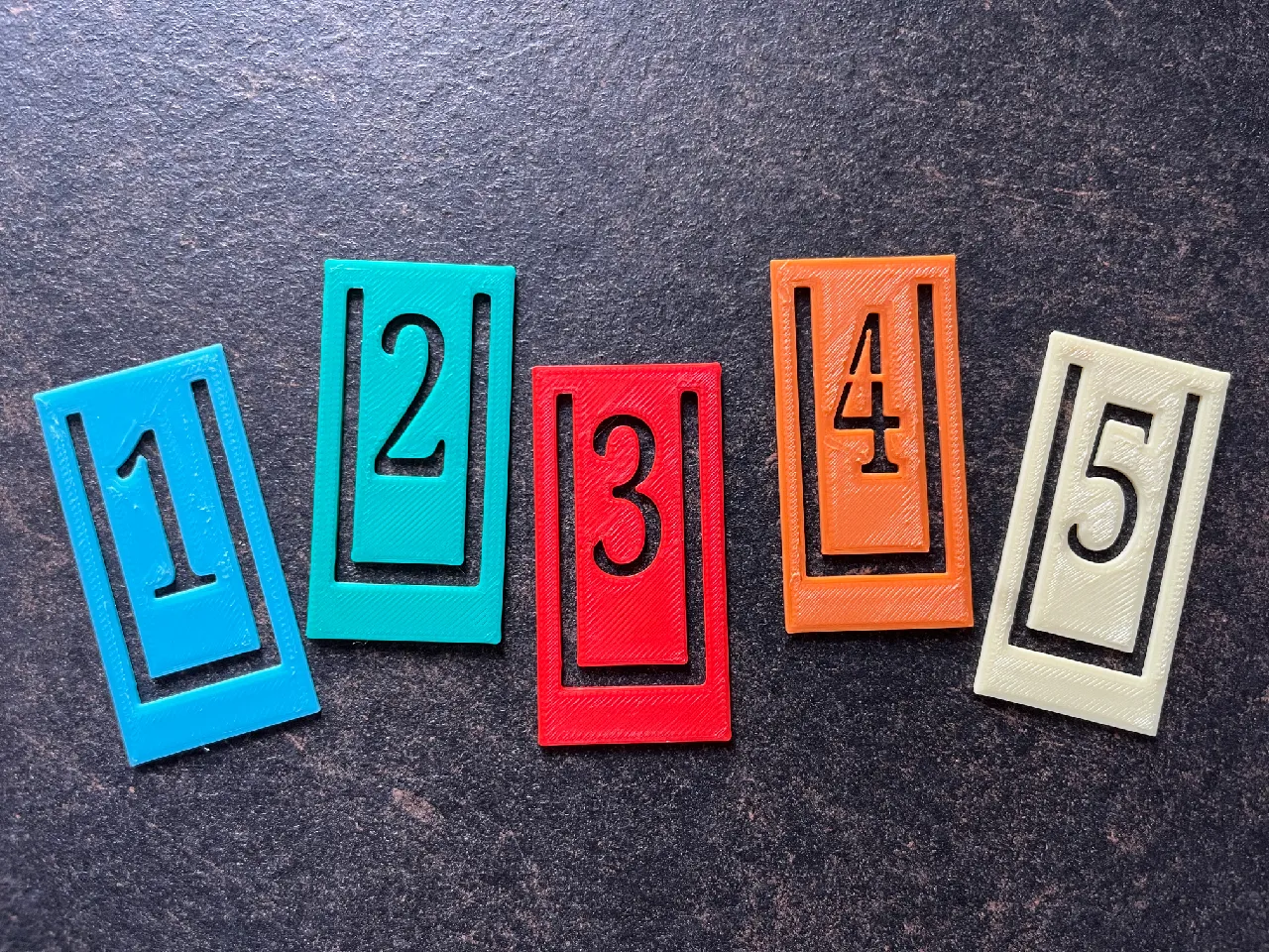 Numbered Paper Clips by Cyber_Dyne | Download free STL model ...