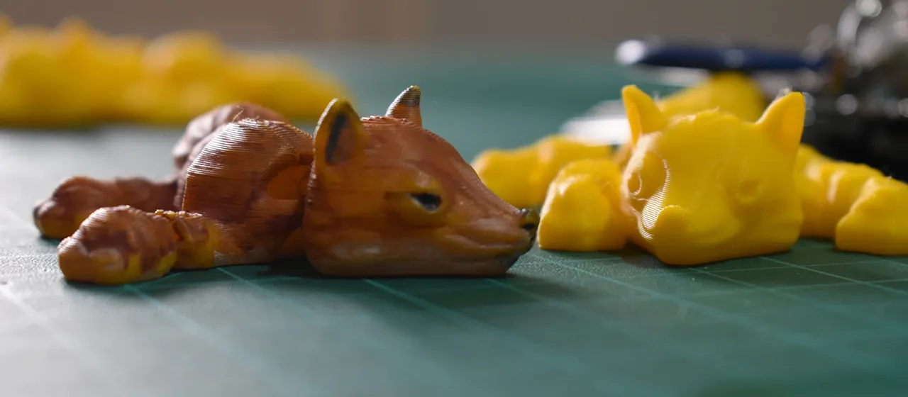 Fox Articulated KeyChain by Al Sadany | Download free STL model ...
