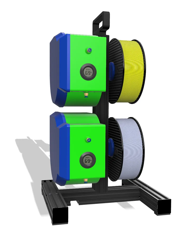 Ender 3 Pro frame as 4 spool holder and roller stand with or without ...