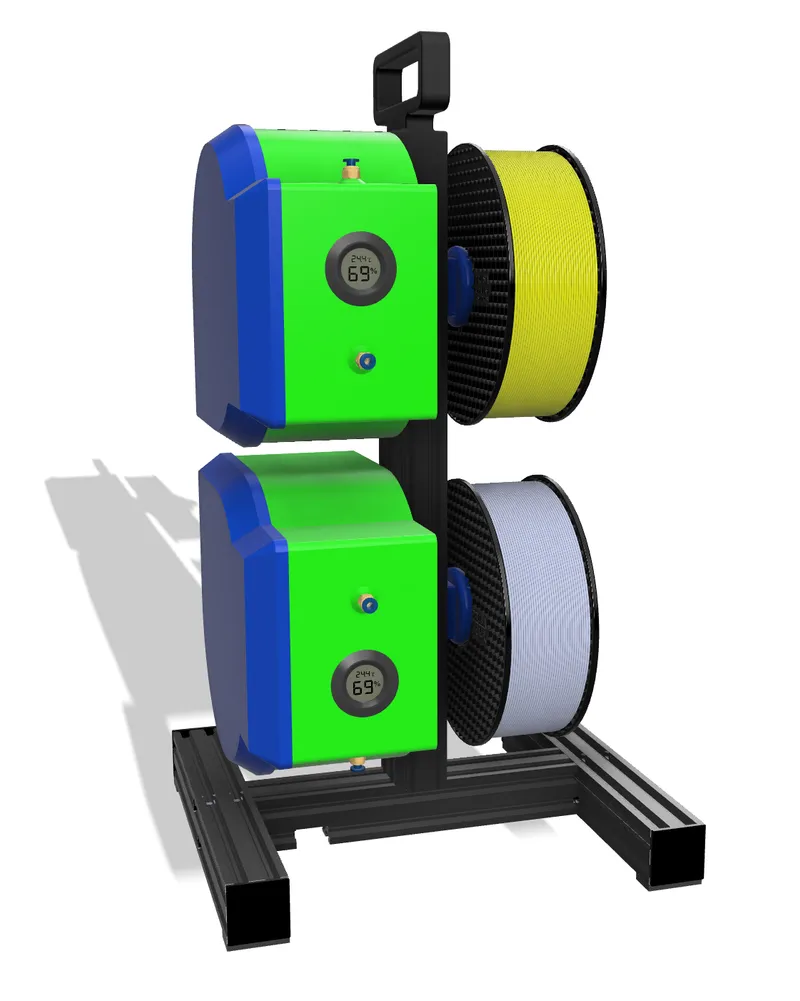 Ender 3 Pro frame as 4 spool holder and roller stand with or without ...
