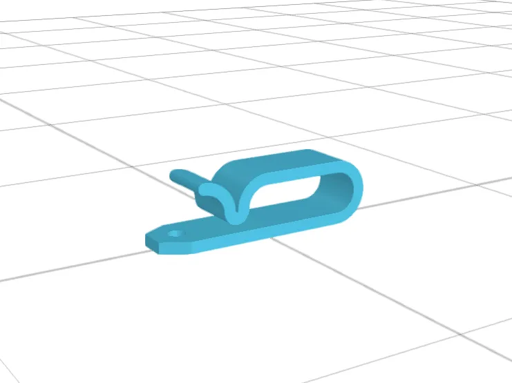 Simple Cable Clip by Mags3dworld | Download free STL model | Printables.com
