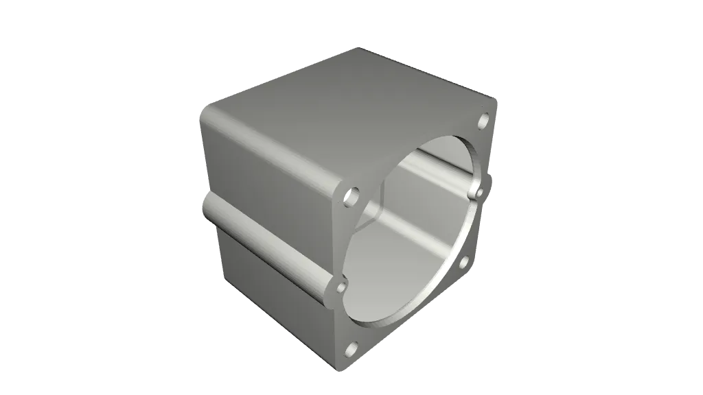 Qidi Q1 Pro Exhaust Fan Tunnel by Honkler of Color | Download free STL ...