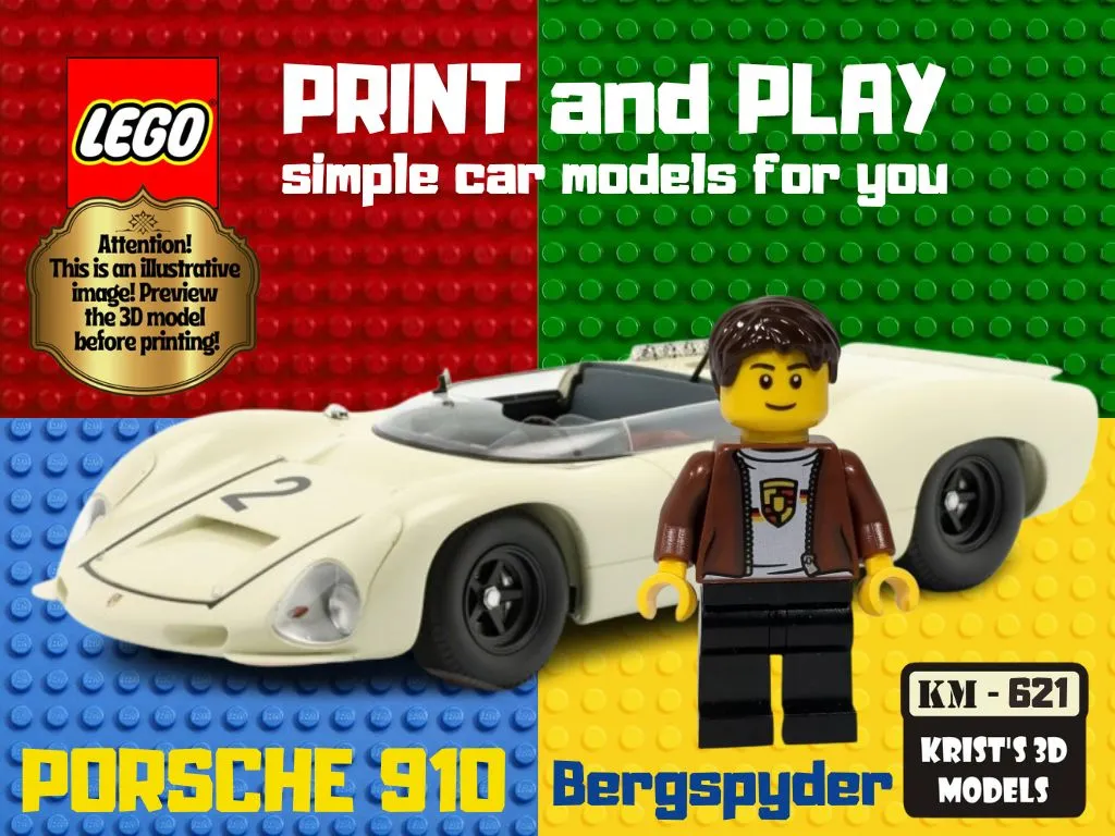 LEGO Porsche 910 Bergspyder 1967 by Mgr. Pavel Krist | Download free ...