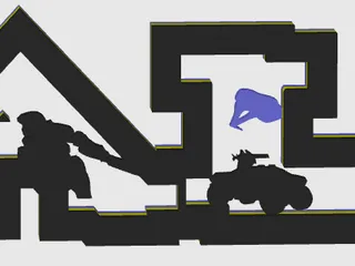 Halo Silhouette by Robert Riedel | Download free STL model | Printables.com
