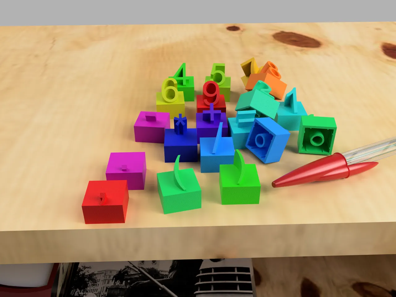 Number Bricks by Joe | Download free STL model | Printables.com