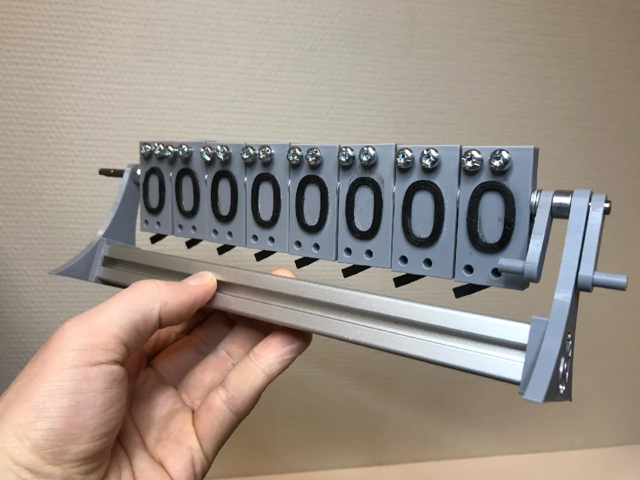 Mechanical binary counter by BV-labs | Download free STL model | Printables.com