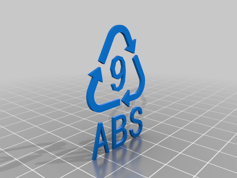 Recycling symbols for plastic by EugeneGTI | Download free STL model ...