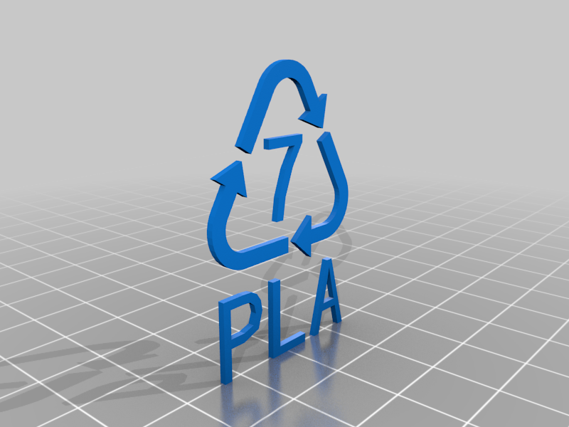 Recycling symbols for plastic by EugeneGTI | Download free STL model ...