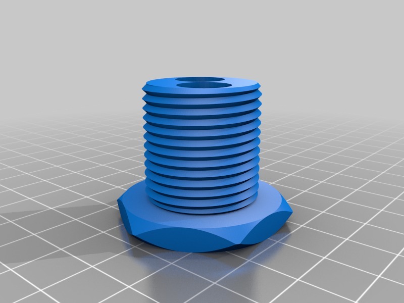 Ebb and Flood / Flow pump adapter by EugeneGTI | Download free STL ...