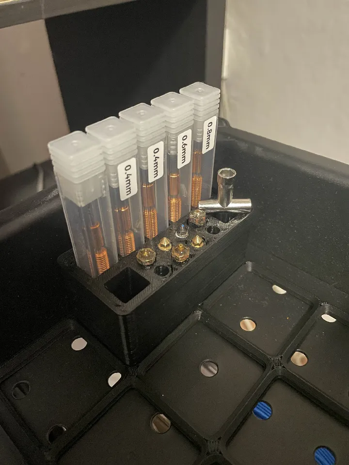 Gridfinity Creality K2 and V6 nozzle holder by pumba czech | Download free STL model ...