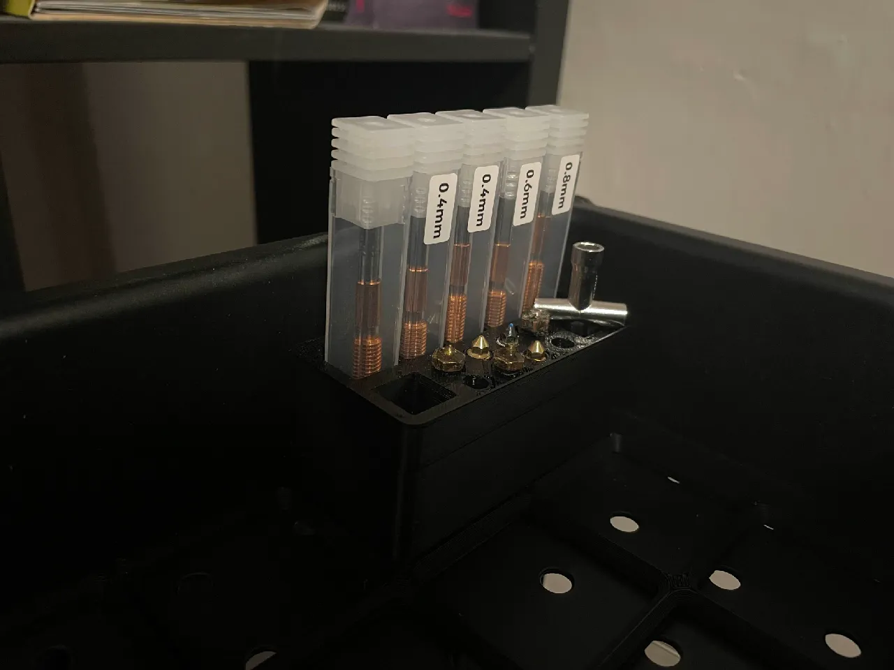 Gridfinity Creality K2 and V6 nozzle holder by pumba czech | Download free STL model ...