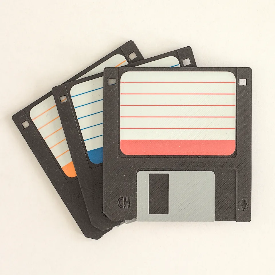 Floppy Disk Coaster by brianwagener | Download free STL model ...