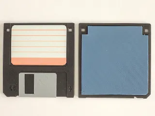 Floppy Disk Coaster by brianwagener | Download free STL model ...