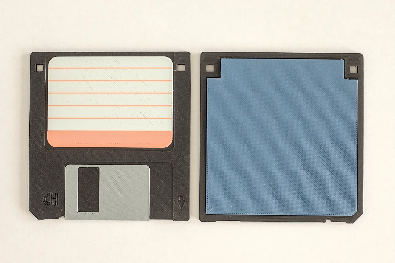 Floppy Disk Coaster by brianwagener | Download free STL model ...