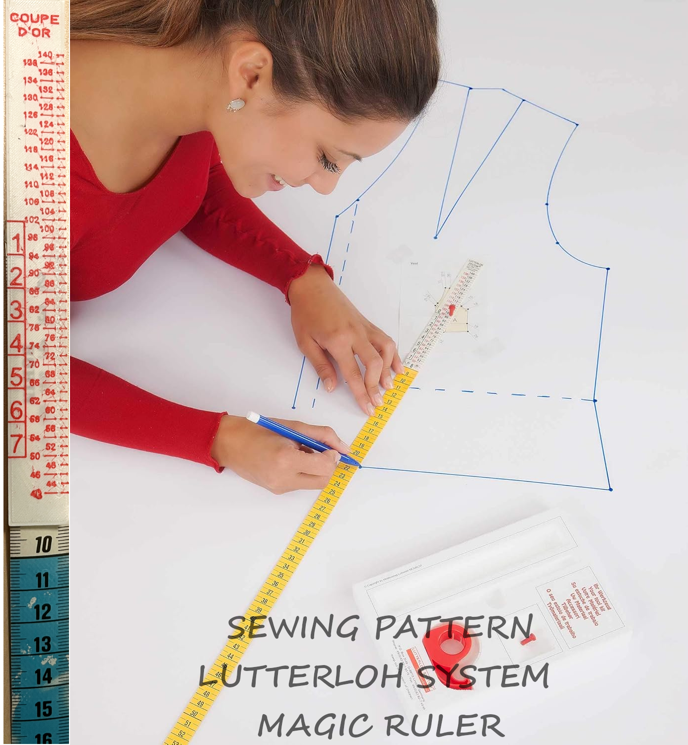 Sewing pattern lutterloh ruler von Garage Maker | Kostenloses STL ...