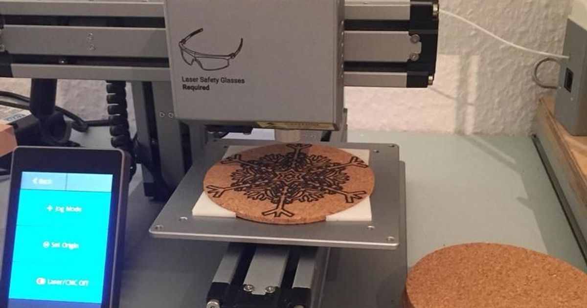 Snapmaker Laser Corkmount by 3DPrintNovesia | Download free STL model ...