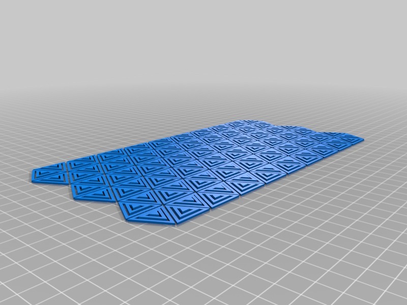 Triangles (on Fabric) by 3DPrintNovesia | Download free STL model ...