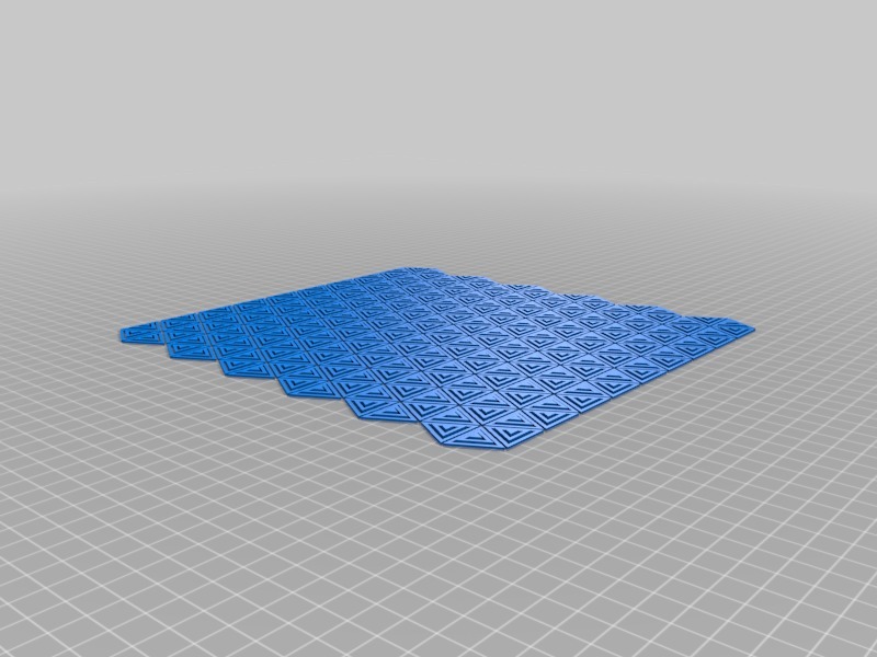 Triangles (on Fabric) by 3DPrintNovesia | Download free STL model ...