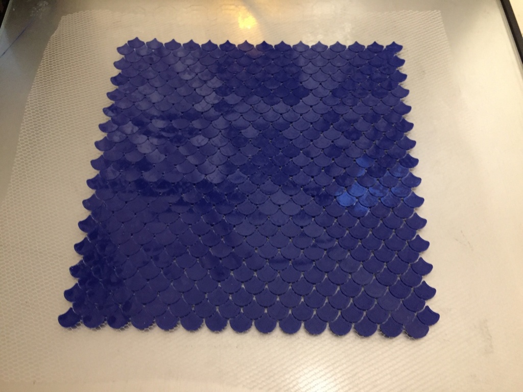 Fish Scale (on fabric) by 3DPrintNovesia | Download free STL model ...