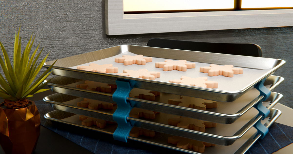 Baking Sheet Pan Stackers by Delectable Designs by Delectable Designs | Printables Store