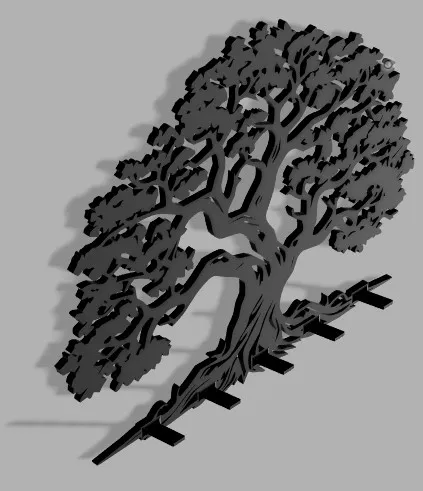 key board/holder tree by Sanoj | Download free STL model | Printables.com