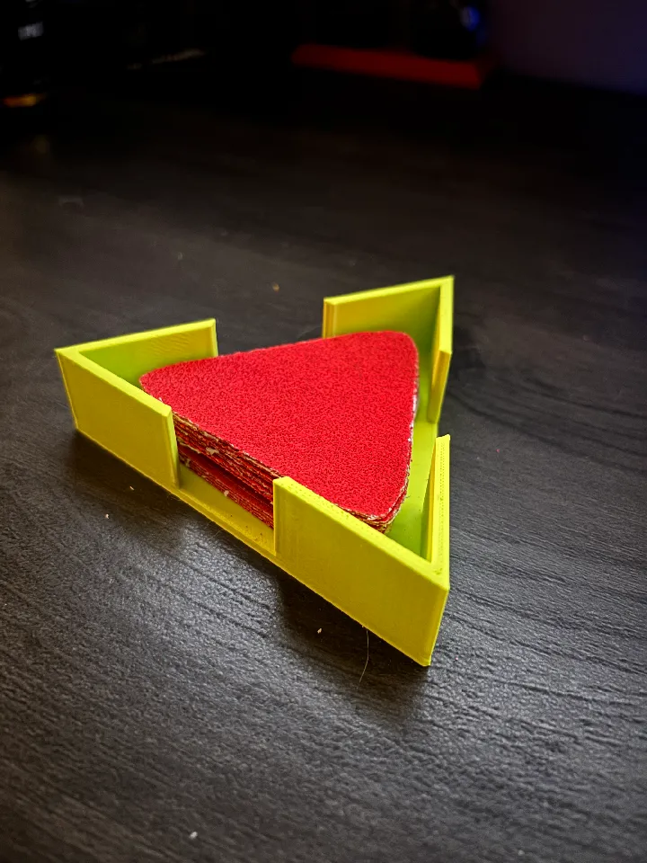 Triangle Sandpaper Holder by JeffJ22 | Download free STL model ...