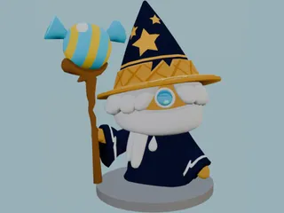 Wizard Cookie by Spudd Cheddar | Download free STL model | Printables.com