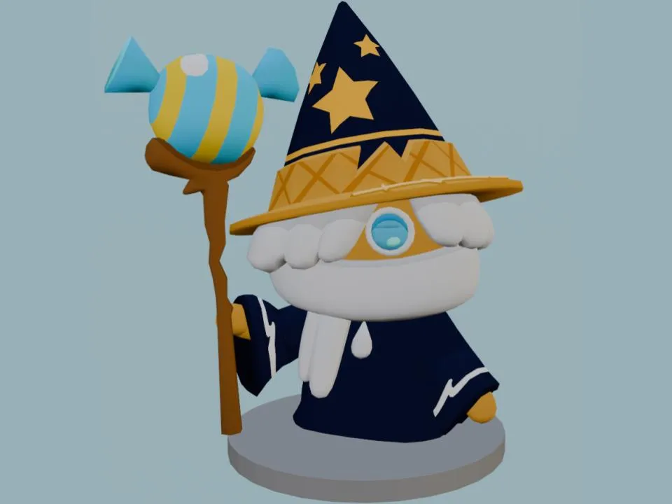 Wizard Cookie by Spudd Cheddar | Download free STL model | Printables.com