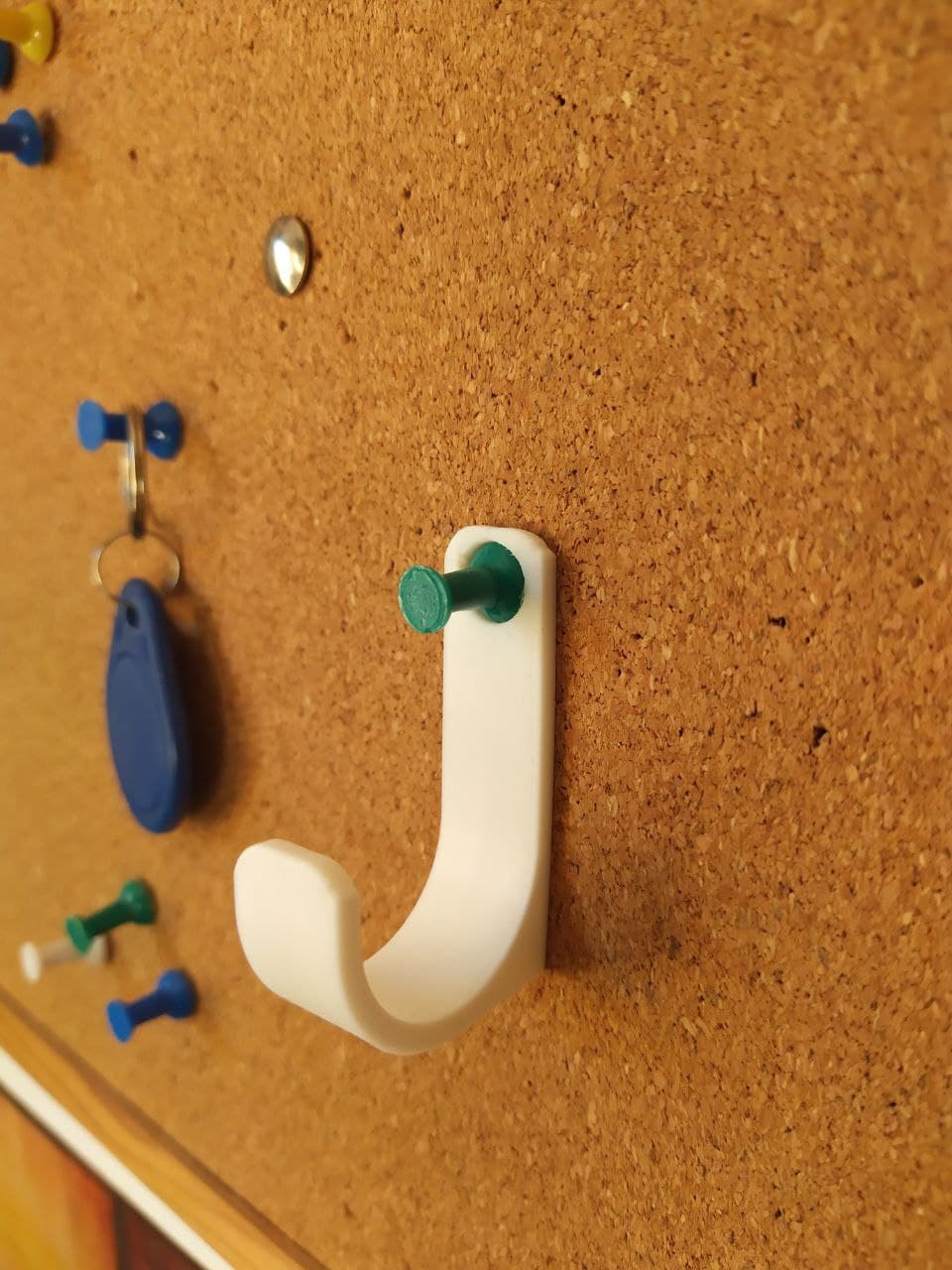 Hook for corkboard by Herander | Download free STL model | Printables.com