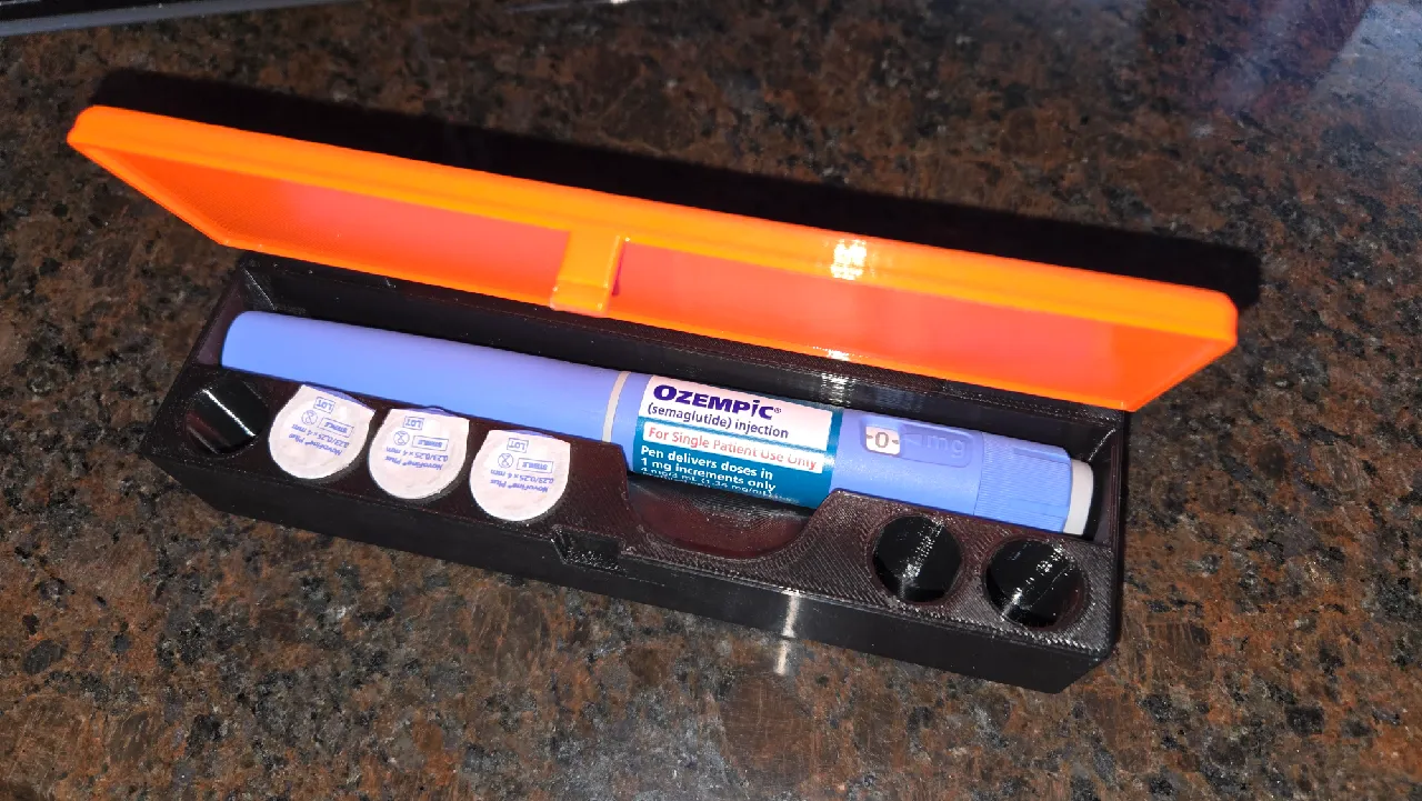 Ozempic Pen Holder by Rich | Download free STL model | Printables.com