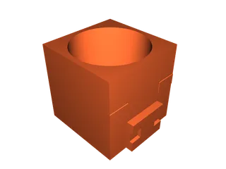 Minecraft Pighead Planter MMU by Blocker | Download free STL model ...