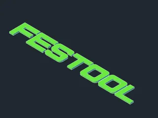 Festool Logo by CDR | Download free STL model | Printables.com