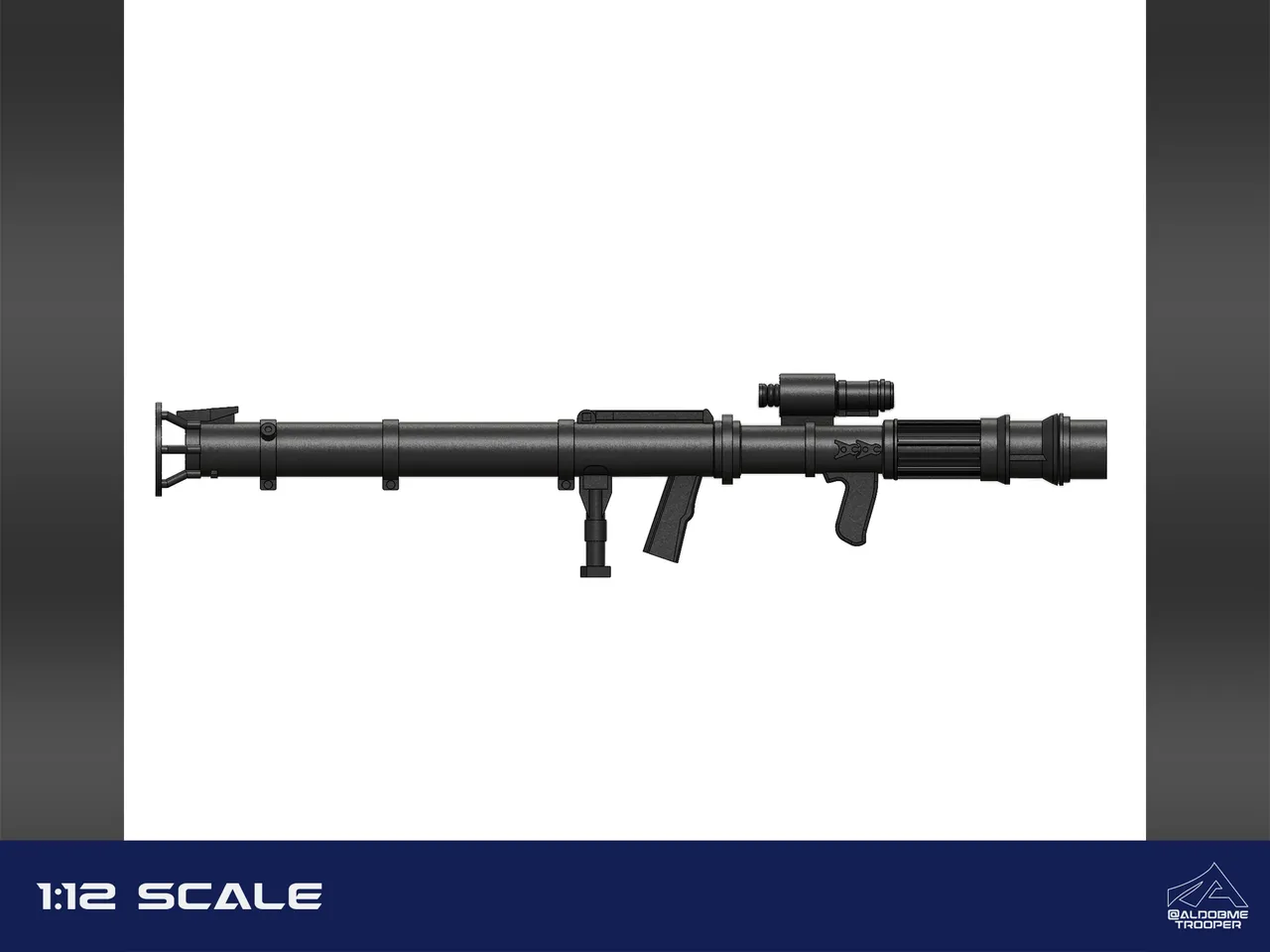 Imperial Rocket Launcher 1:12 Scale by aldobme | Download free STL ...
