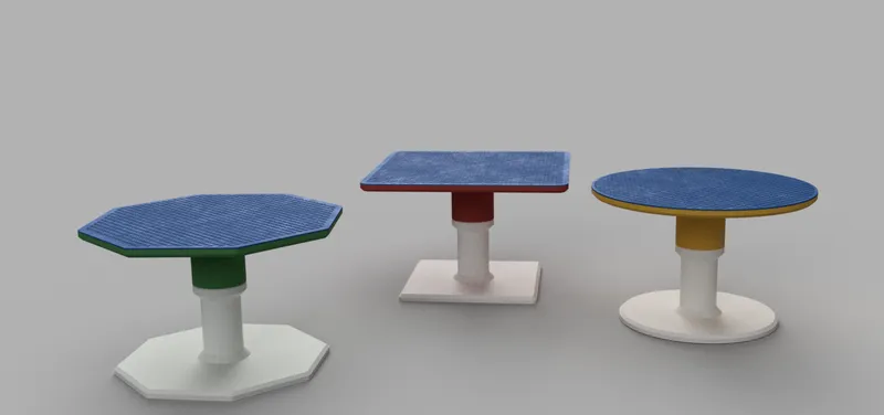 Trio of Rotating Work Tables 180mm by Peter Martin | Download free STL ...