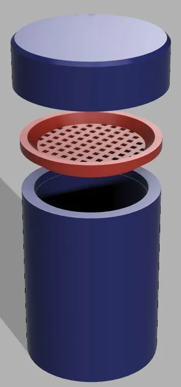 Jar w/ Strainer & Lid by Maker Murph | Download free STL model ...