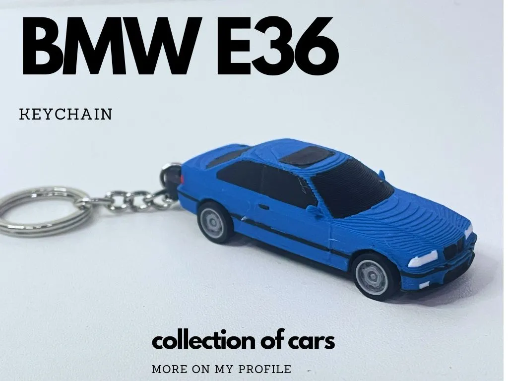 BMW E36 M3 KEYCHAIN by Stenly_G | Download free STL model | Printables.com
