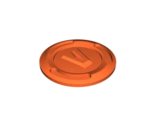 V-Buck coin by Oscar_Pastry | Download free STL model | Printables.com