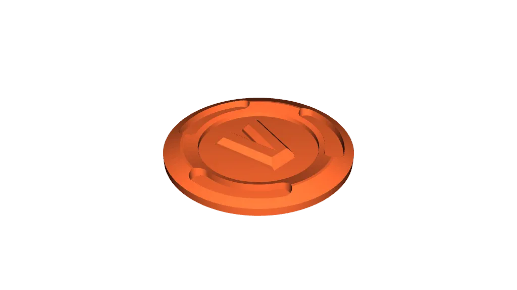 V-Buck coin by Oscar_Pastry | Download free STL model | Printables.com