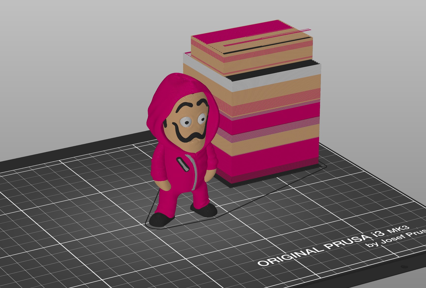 Mini La Casa de Papel dude by Wekster | Download free STL model ...