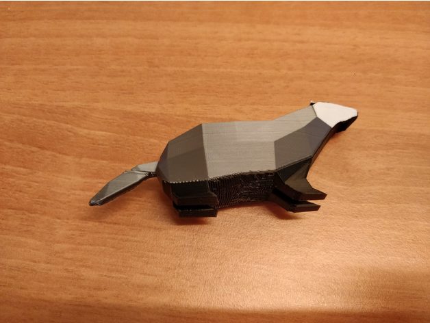European Badger Low-Poly Multimaterial (Meles meles) by RomainDewaele ...