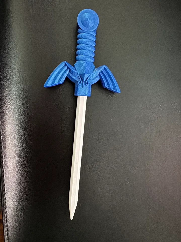 Master Sword Pencil Hilt by RiskArt | Download free STL model ...
